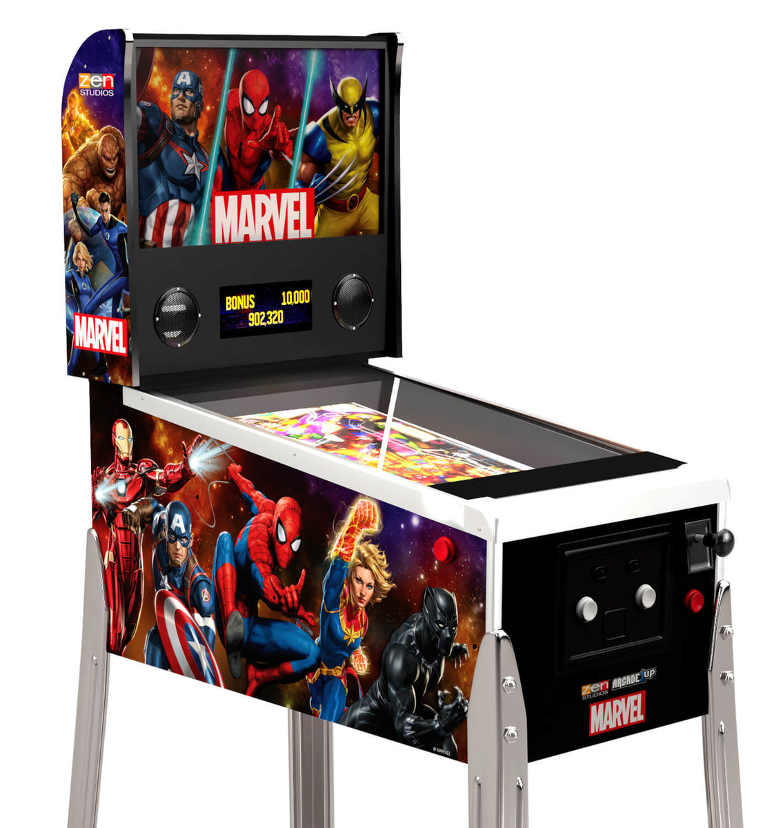 Table De Flipper Virtuel Marvel | Ma Fête Foraine
